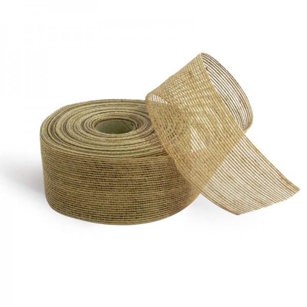 Cinta de Yute Natural 60 mm, 9 colores por solo 10,40 €. Envío 24 horas